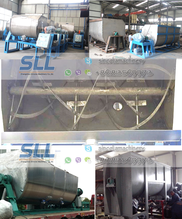 Horizontal real-stone paint mixer – Dry mortar mixer and concrete mixer ...