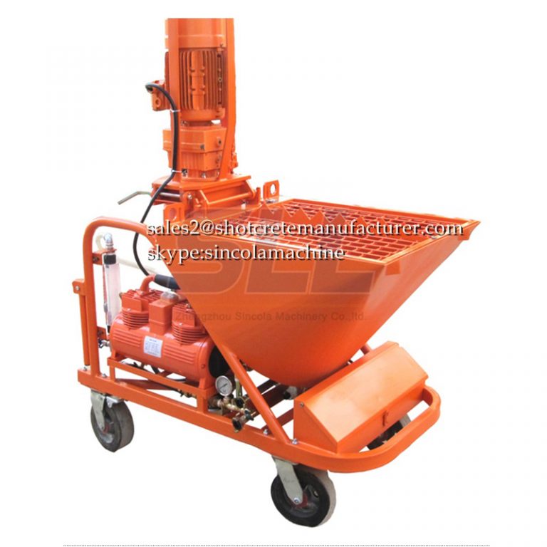 Mortar Spraying Machine Application – Dry mortar mixer and concrete ...